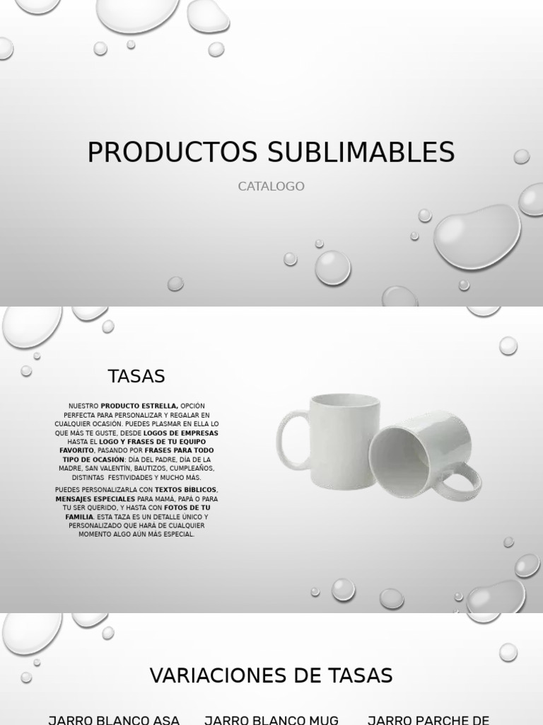 Productos Sublimables | PDF