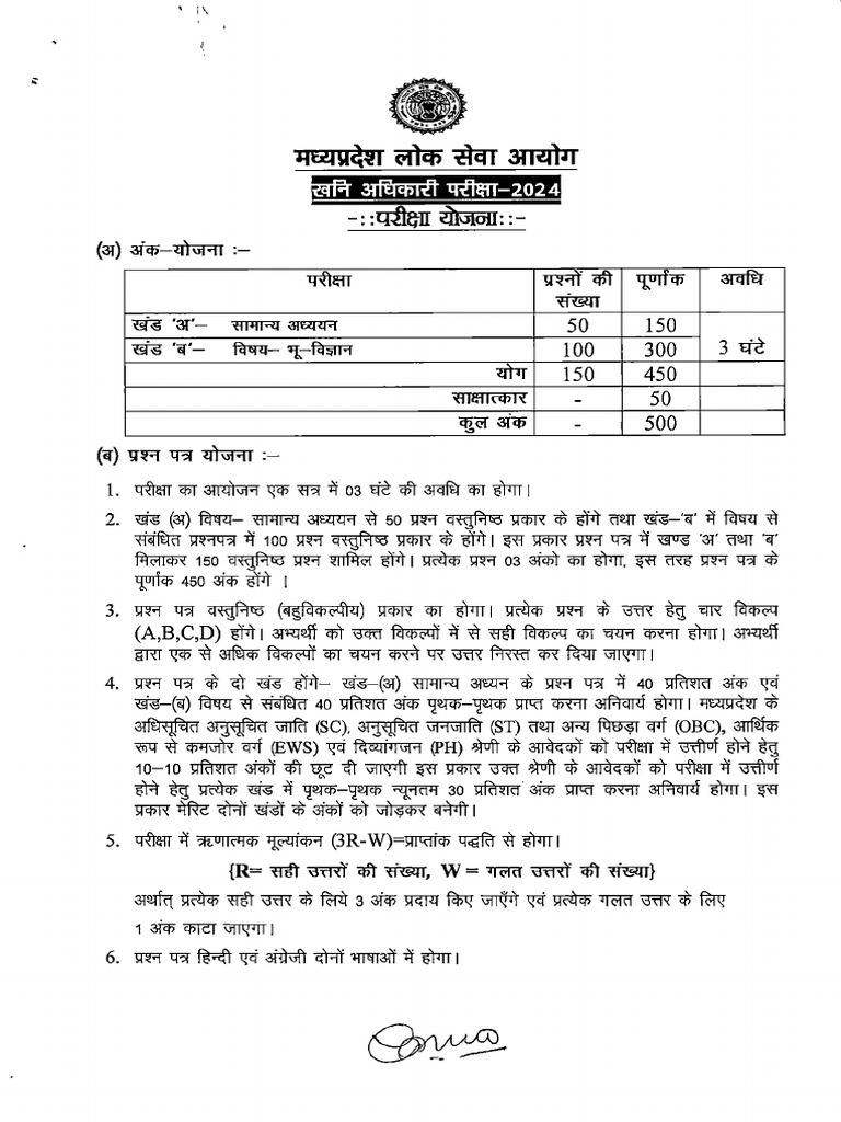 Mining Officer Syllabus | PDF