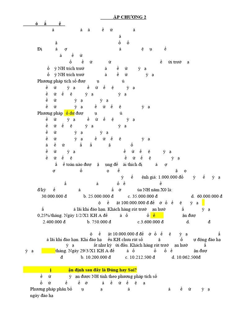 BÀI TẬP KTNH | PDF