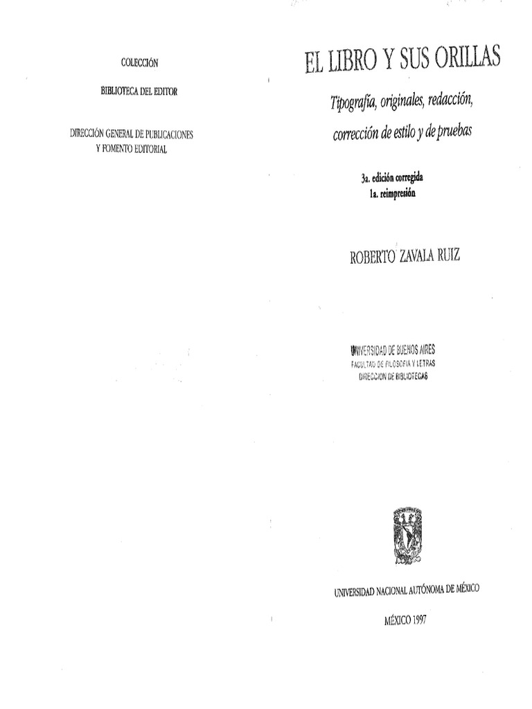 ZAVALA RUIZ, Roberto, El Libro y Sus Orillas-Comprimido | PDF