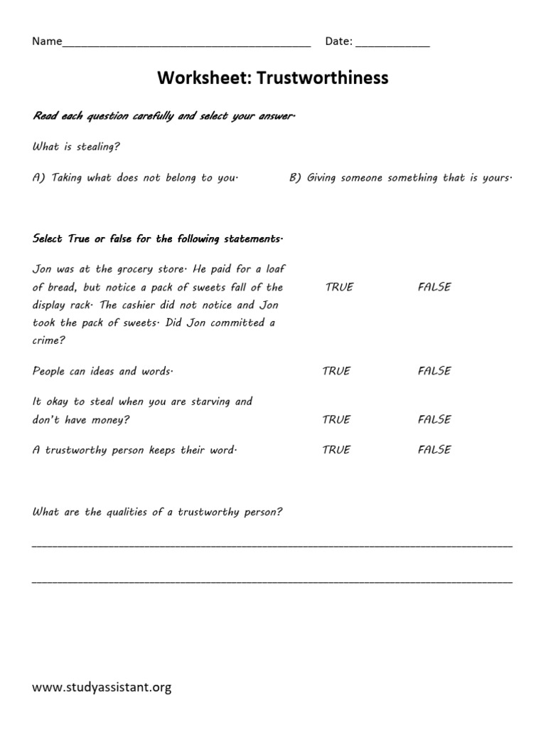 trustworthiness | PDF