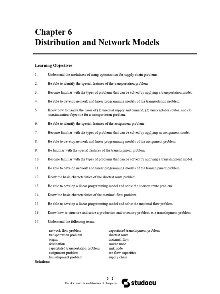 Chapter 6 Solutions | PDF | Systems Analysis | Operations Research