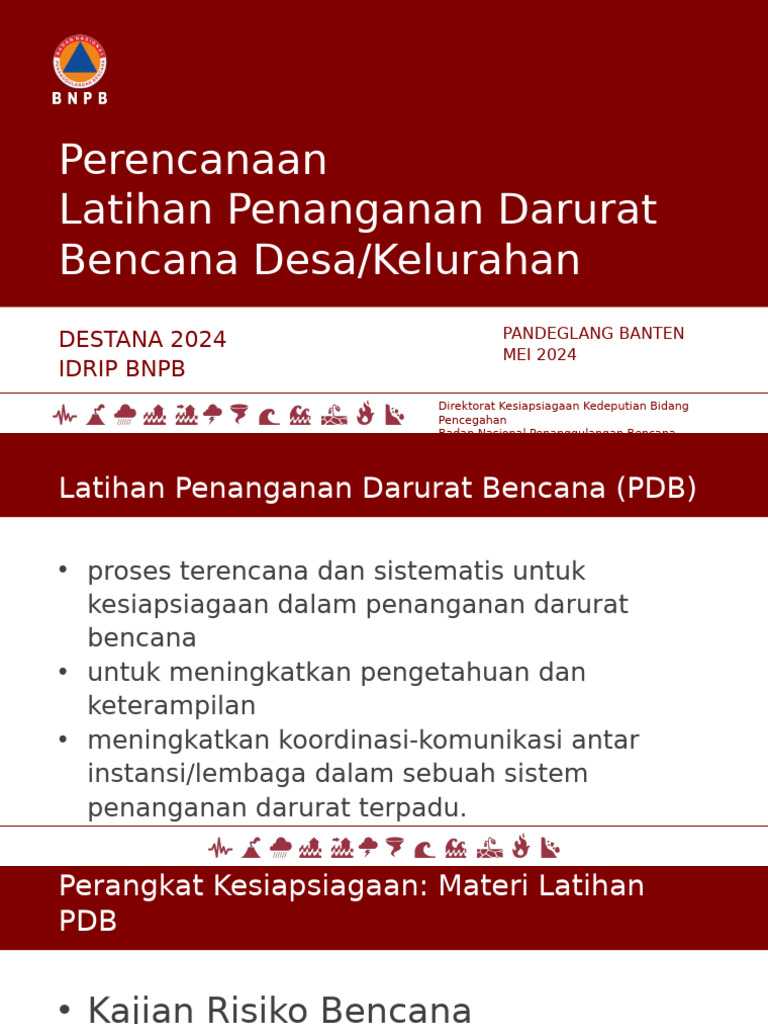 Perencanaan Latihan PDB | PDF
