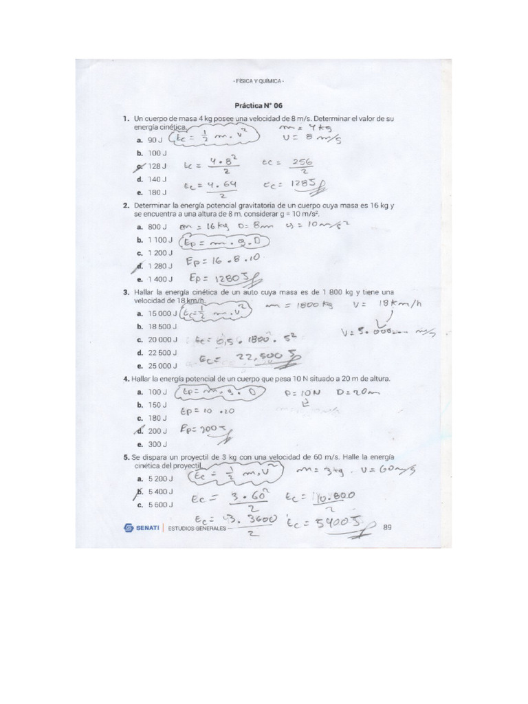 Tarea 6 Manual - Fisica y Quimica | PDF