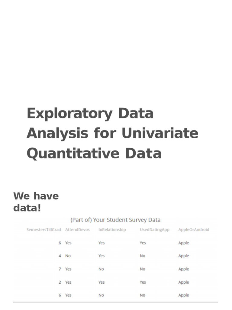 2.1 QuantitativeEDA 2 | PDF | Histogram | Statistical Analysis
