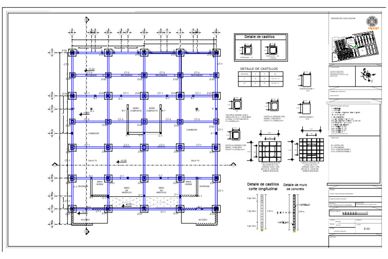 ZAPATA AISLADA Plano de Instalacion Cimentacion-Model | PDF