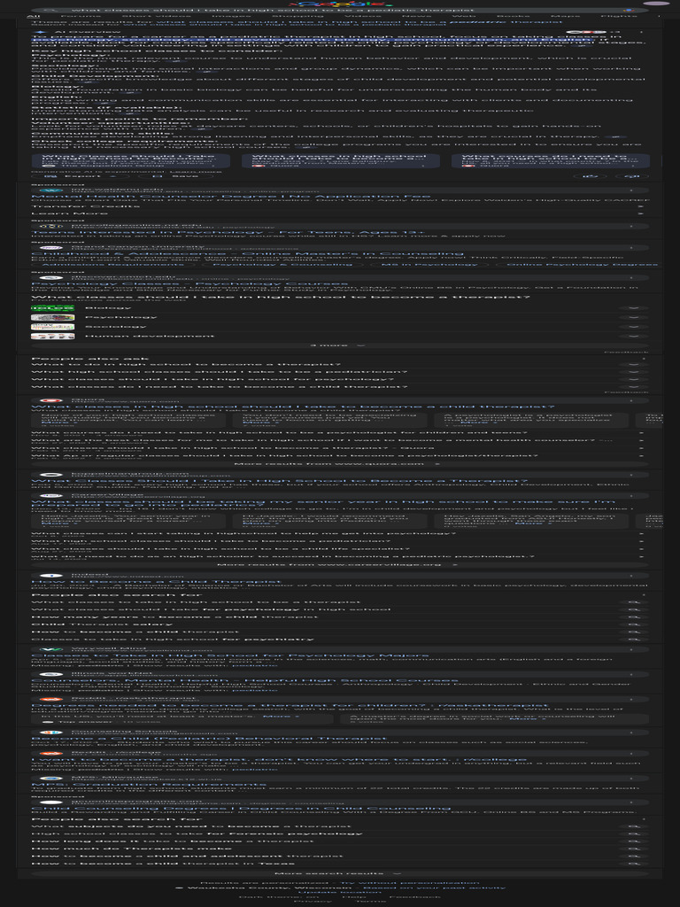 What Classes Should I Take in High School To Be A Pediatic Therapist ...