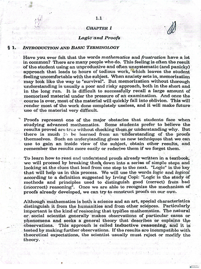 Logic and Proofs | PDF