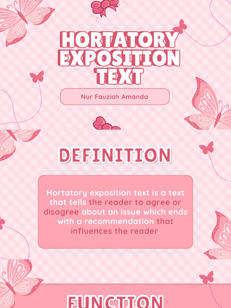 Hortatory Exposition Text-Nur Fauziah Amanda | PDF | English Language ...