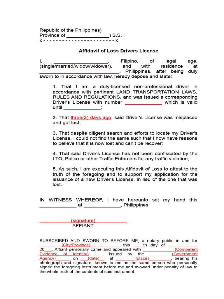 Affidavit 1 | PDF | Affidavit | Evidence