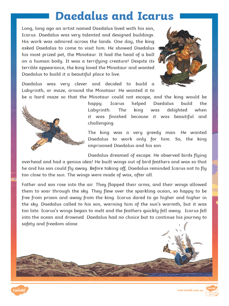 Daedalus and Icarus | PDF