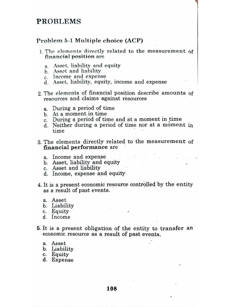 Chapter 5 Assignment | PDF