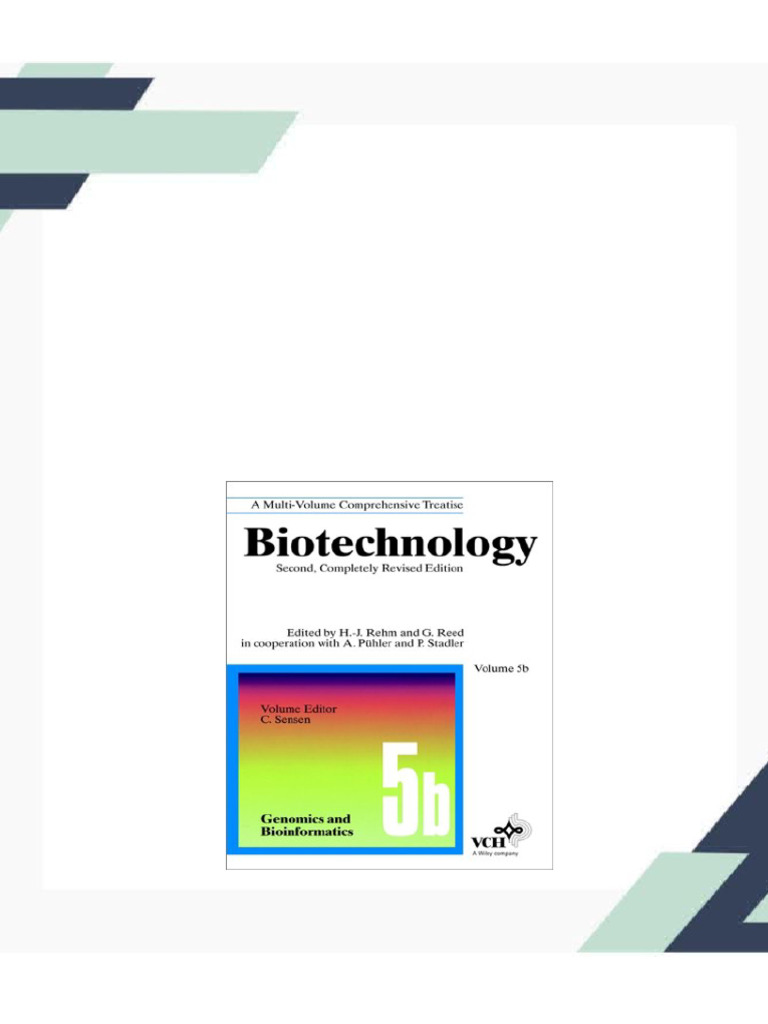 Biotechnology Genomics and Bioinformatics 2nd Edition Christoph W ...