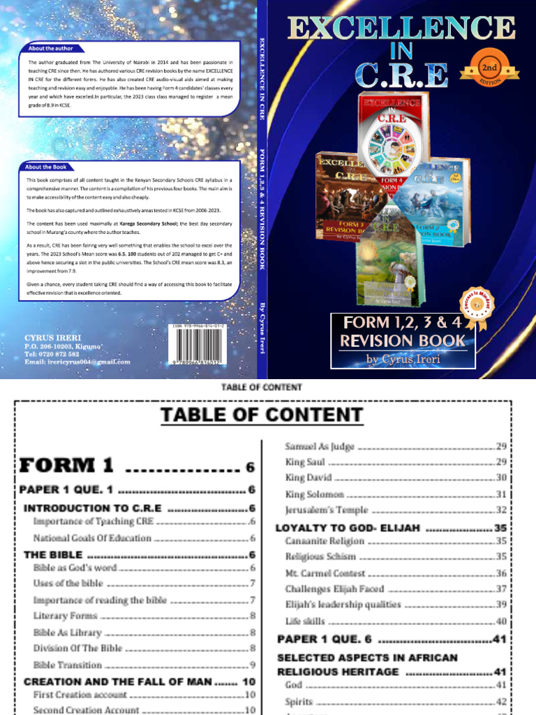 CRE Form 1 Comprehensive Guide | PDF | Abraham | Sarah