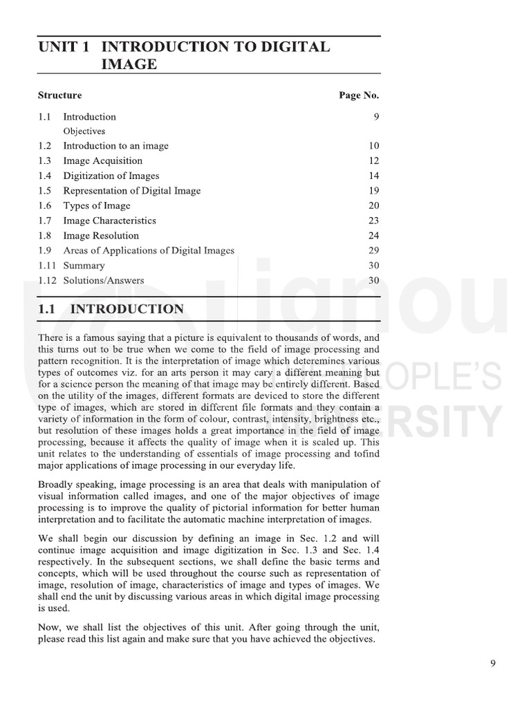 Unit 1 | PDF