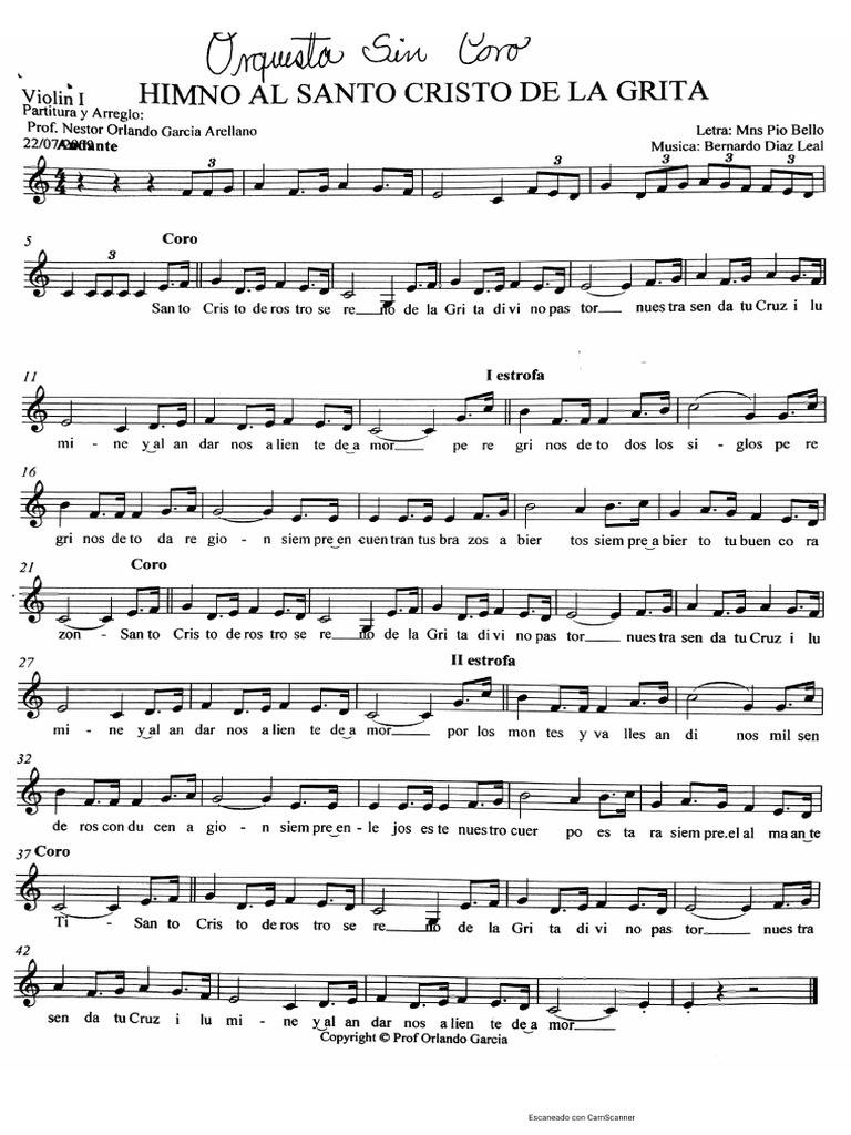 Himno Al Santo Cristo de La Grita. 07-04-2022 15.35 | PDF