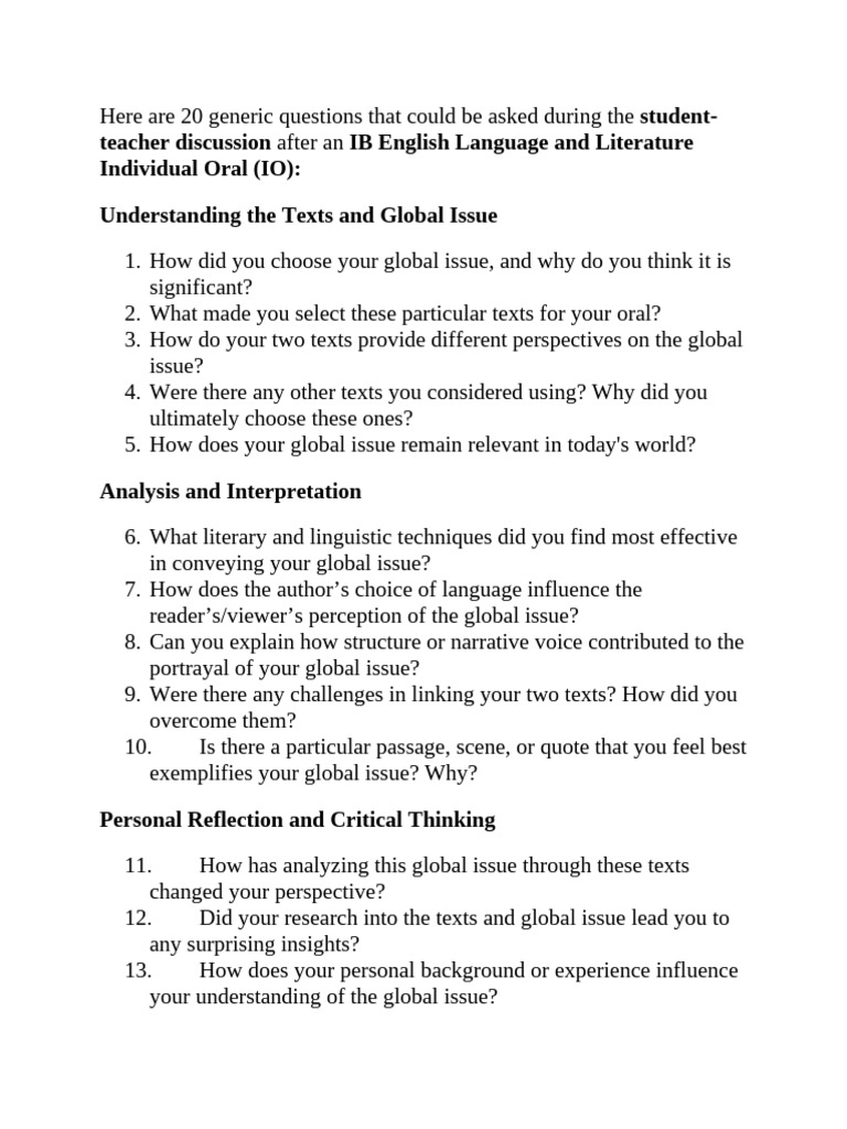 IO Questions 2025 | PDF