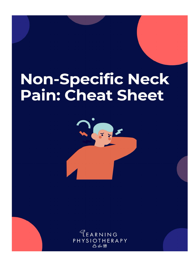 Non-Specific Neck Pain Management | PDF | Pain | Headache