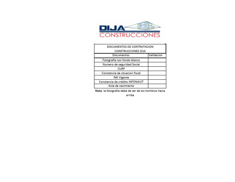 Check List de Contratacion | PDF