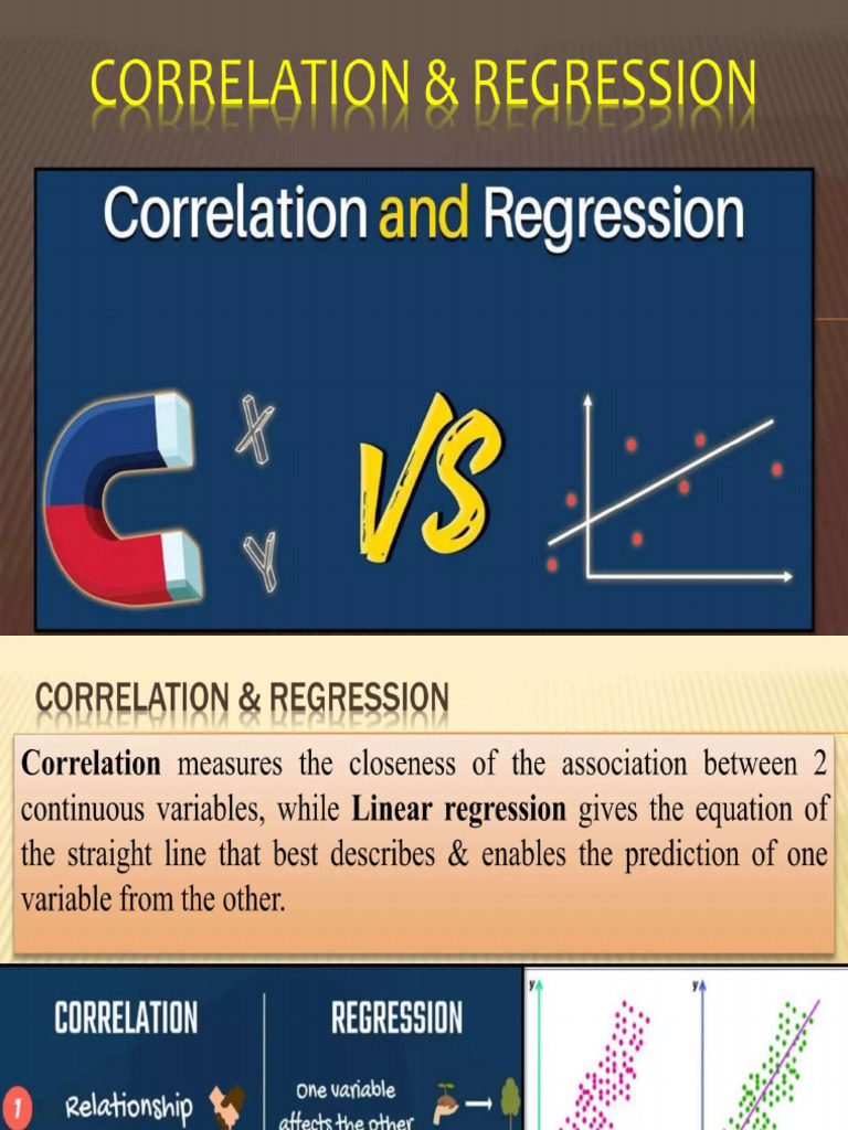 Correlation and Regression | PDF