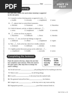 Vocabulary Workshop - Level C - Unit 4 Key | PDF