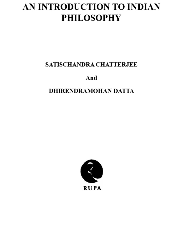 ChatterjeeDattaIntroIndianPhilChp1 | PDF
