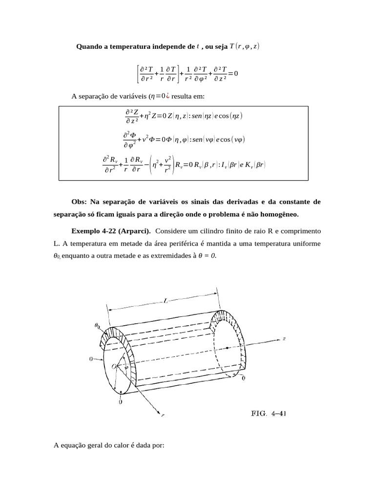 13 - Estacionário - Tridimensional - Cilindro | PDF | Analise ...