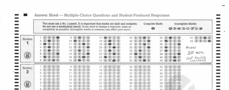 Practice Test Section 1 (Reading) | PDF