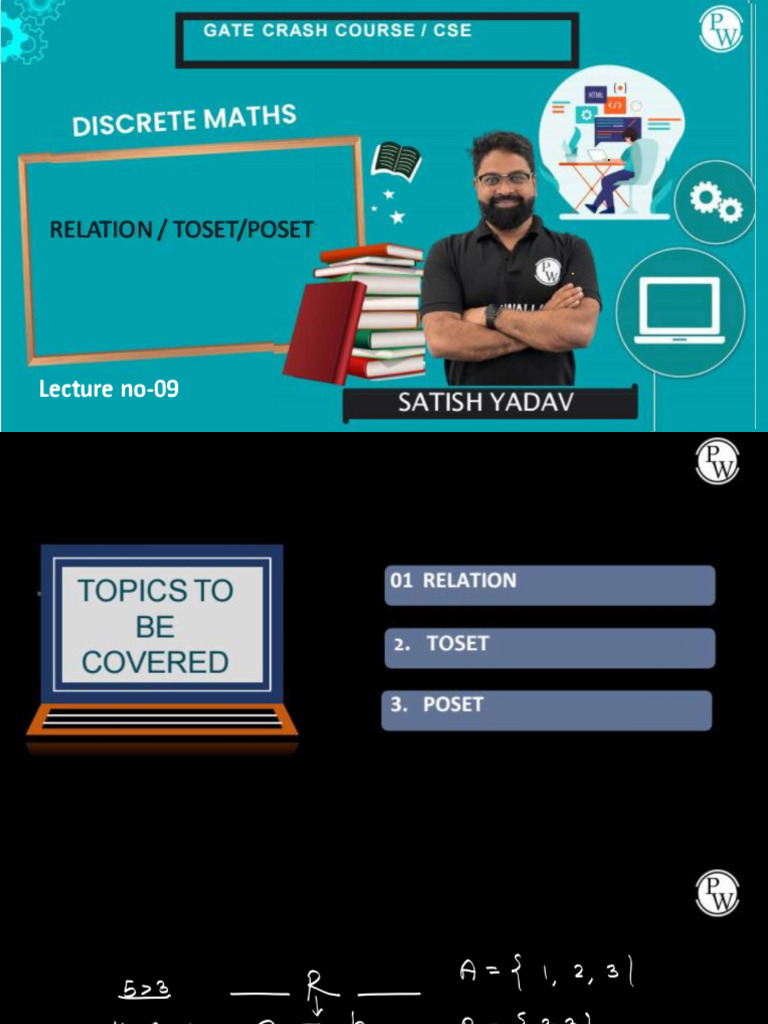 Poset, Toset (Lec-09) - Class Notes - GATE Crash Course 2023 Computer ...