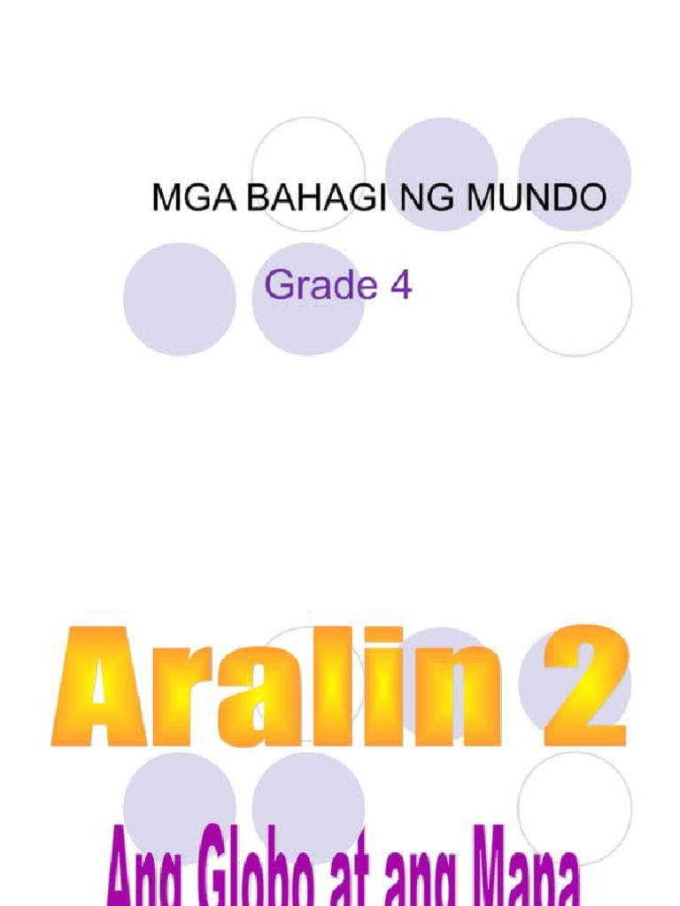 arpan 4 mapa at globo | PDF