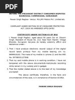 Section 65B Certificate Template | PDF | Affidavit | Information