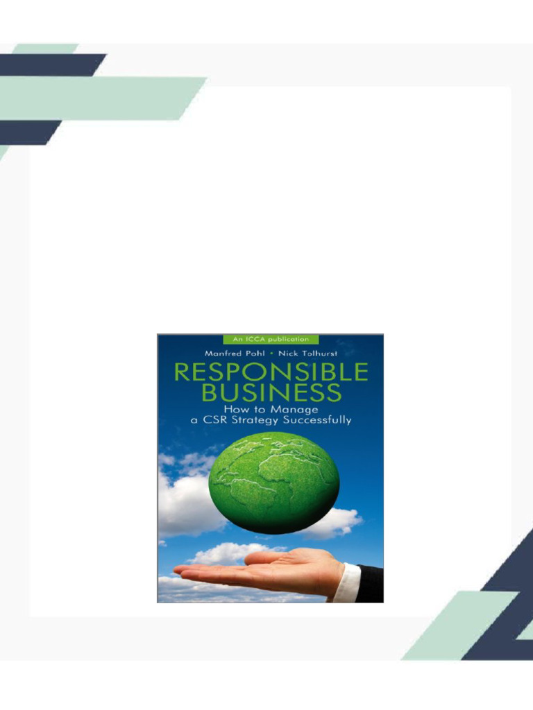 Responsible Business How to manage a CSR Strategy Successfully 1st ...