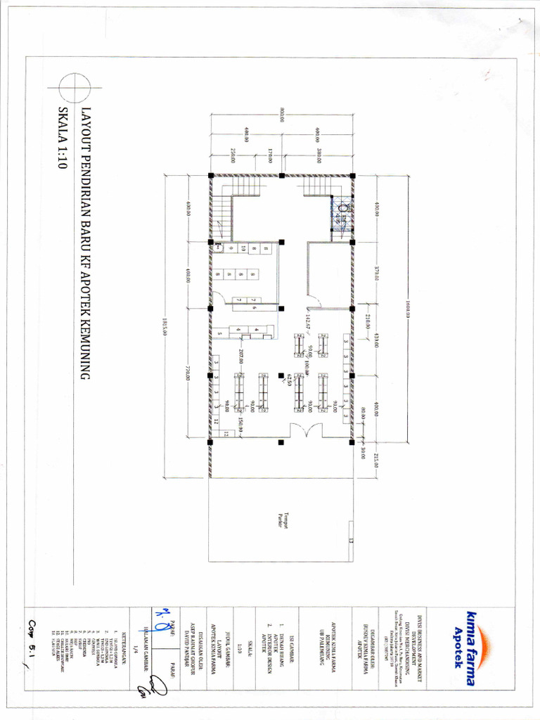 Layout KF Apotek Kemuning | PDF