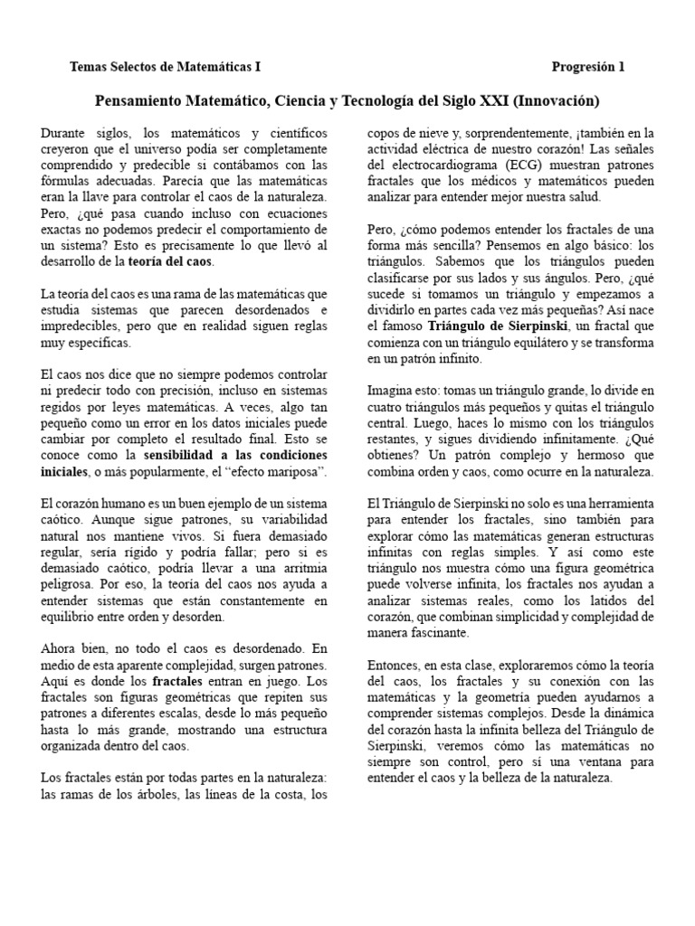 Libros | PDF | Teoría del caos | Fractal