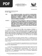 DOH Organizational Structure 2025 | PDF | Public Sphere | Health Care