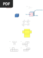 Cube Nets and Open Shape Exercises | PDF