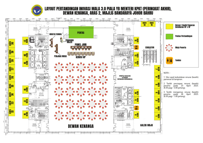 Layout Dewan Kenanga Final | PDF