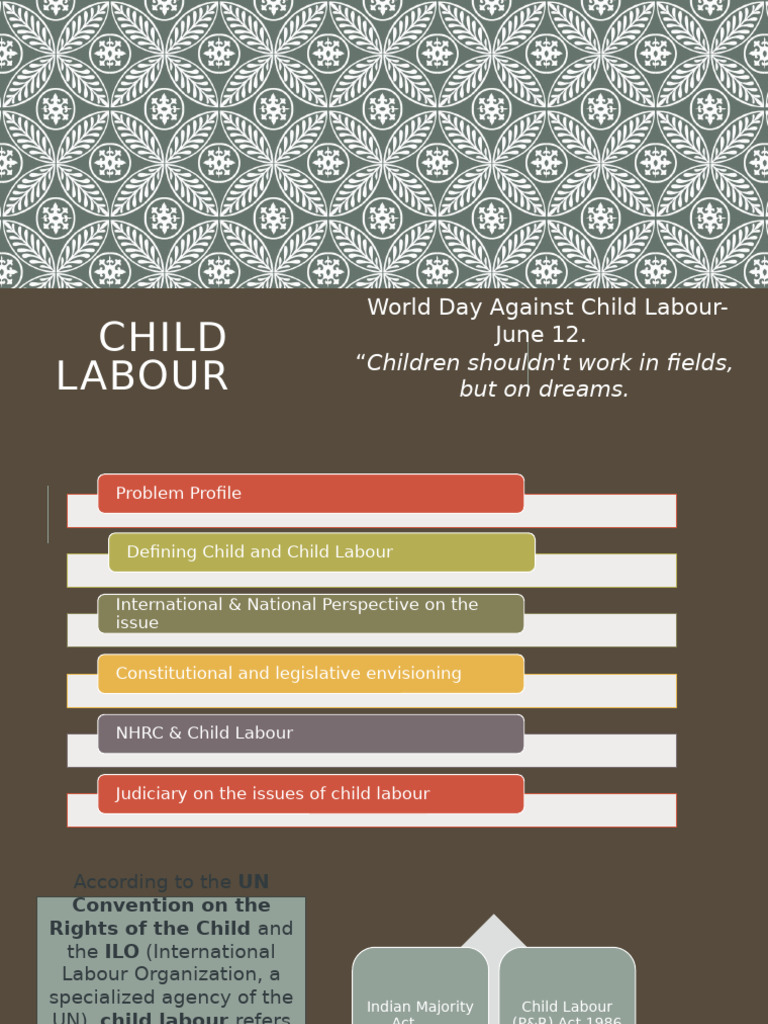 Child Labour | PDF | Child Labour | International Labour Organization