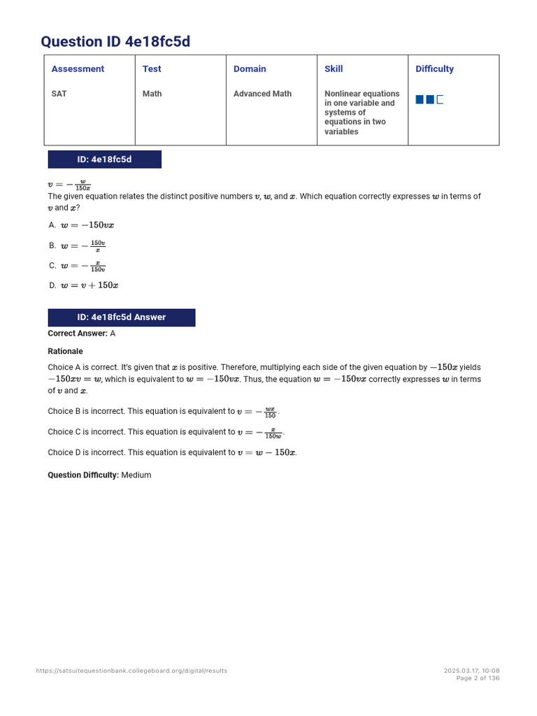 Nonlinear Equations in One Variable and Systems of Equations in Two ...