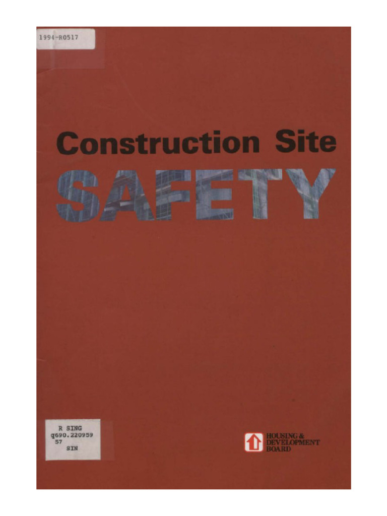 HDB Construction Site Safety 90s | PDF