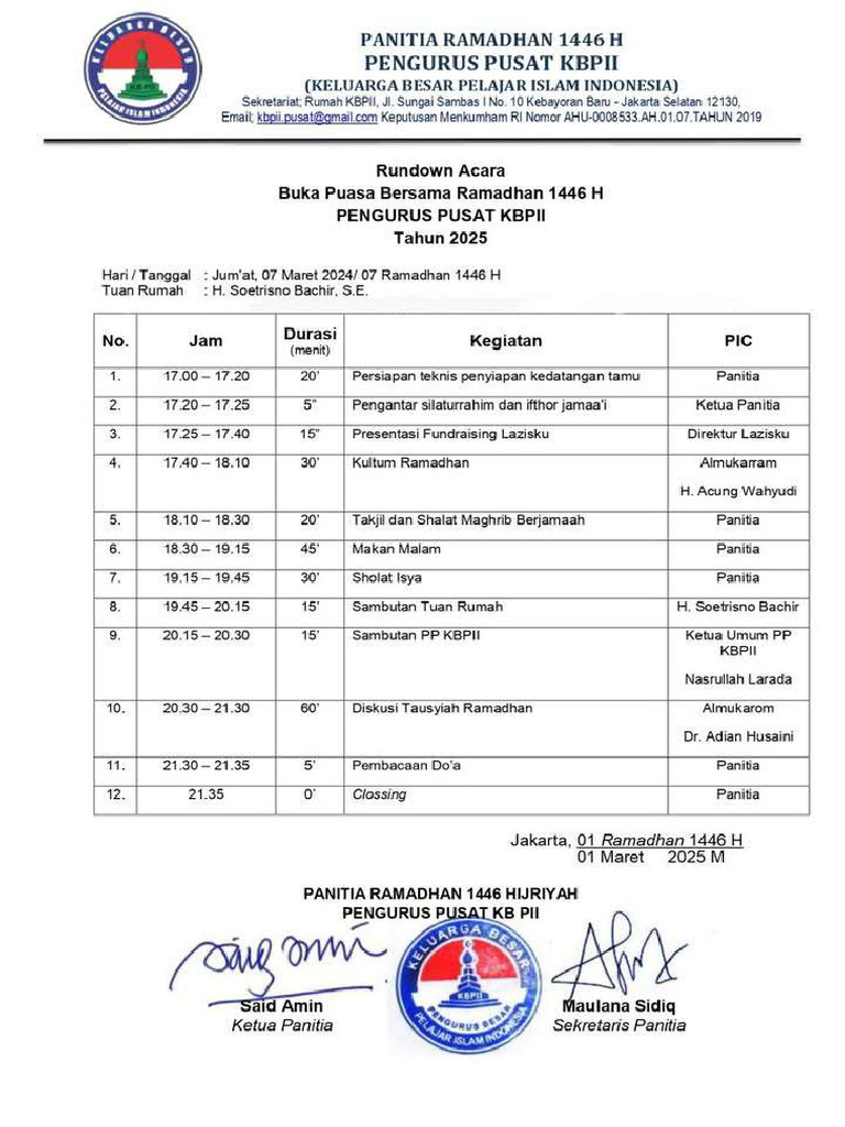 Simprug Golf I Jumat 07 Maret 2025 Kbpii 2025 | PDF