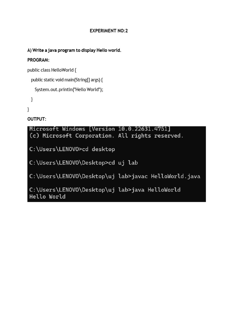 Uj Lab Exp2 3f | PDF