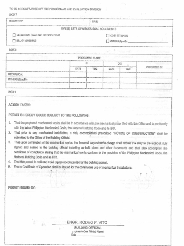 Tower Crane. Mechanical Permit pp2 | PDF