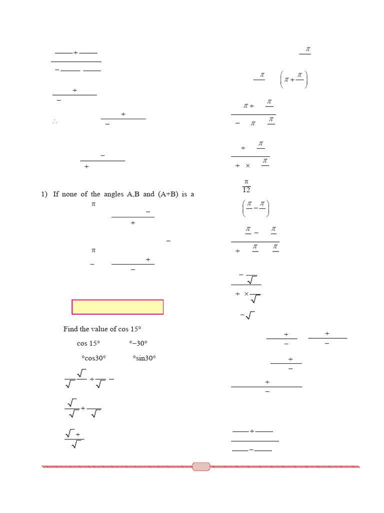 Maths Part 1 - Trigo 2 | PDF | Euclidean Geometry | Mathematical Analysis