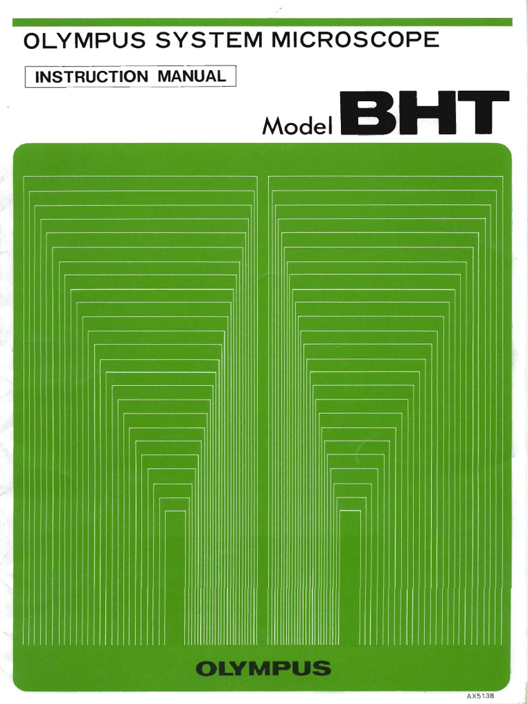 Olympus BHT | PDF | Aperture | Laboratory Equipment
