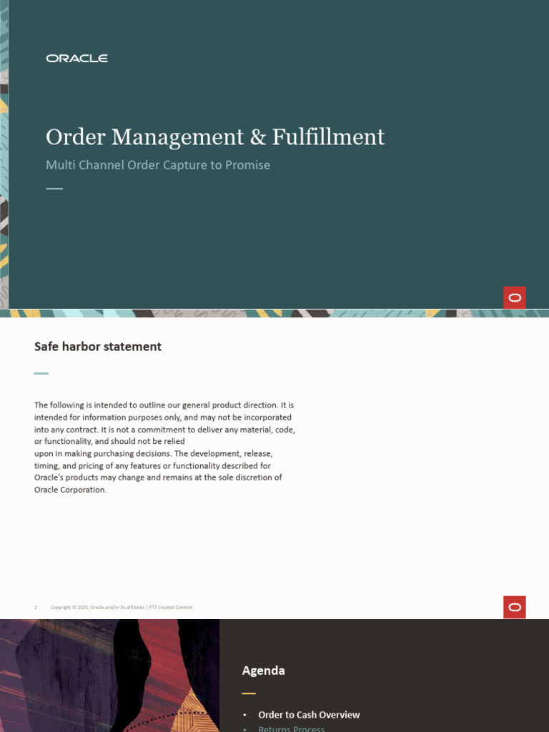 01 Multi Channel Order Capture To Promise | PDF | Oracle Corporation | Cloud Computing