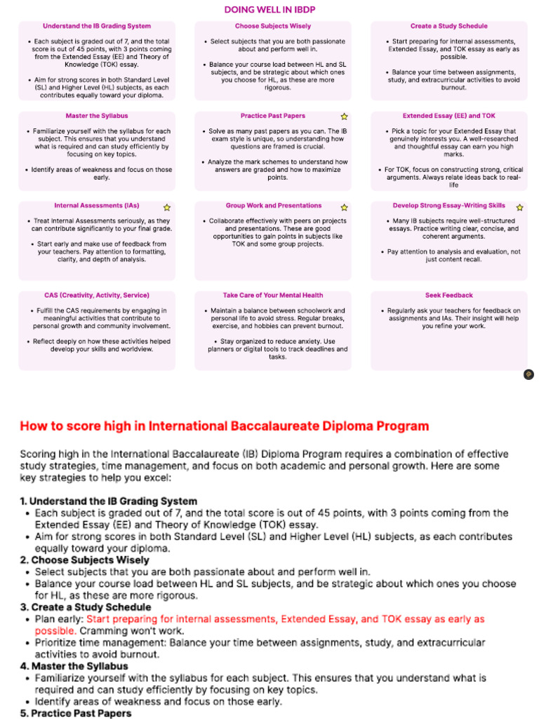 Doing Well in IBDP | PDF | Mathematics | Inflation