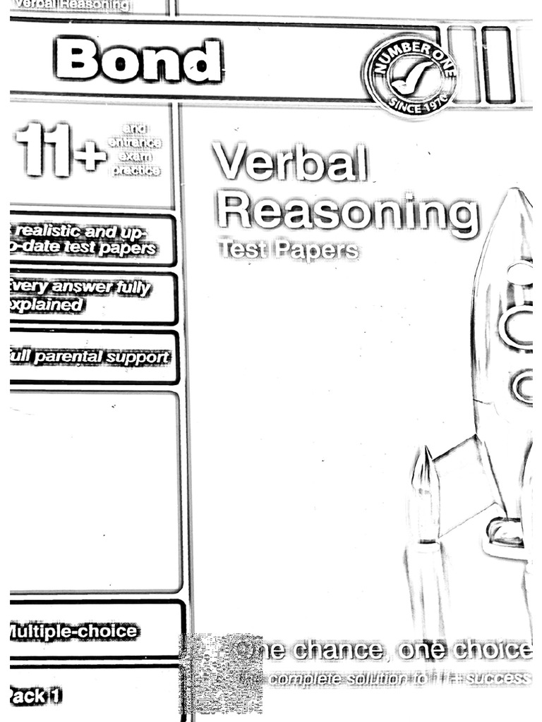 Verbal Reasoning, Bond, Pack1 | PDF