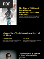 MS Dhoni Biography | PDF