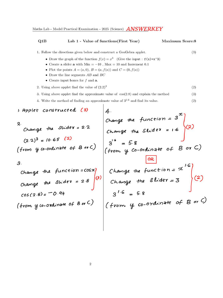 Answer Key 2 | PDF